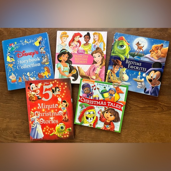 Disney | Other | Disneynickelodeon Story Collection Books Set Of 5 ...